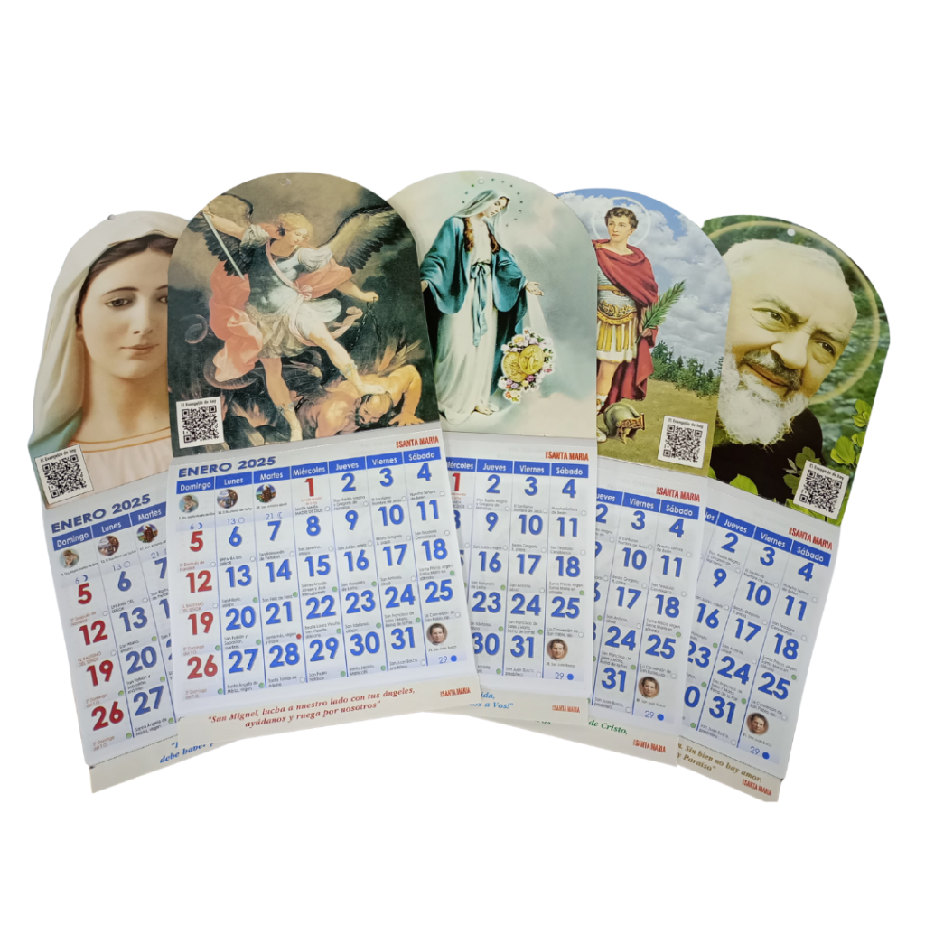 Almanaque Calendario 2025 – Capilla – 37x15cm | El Propagador Cristiano
