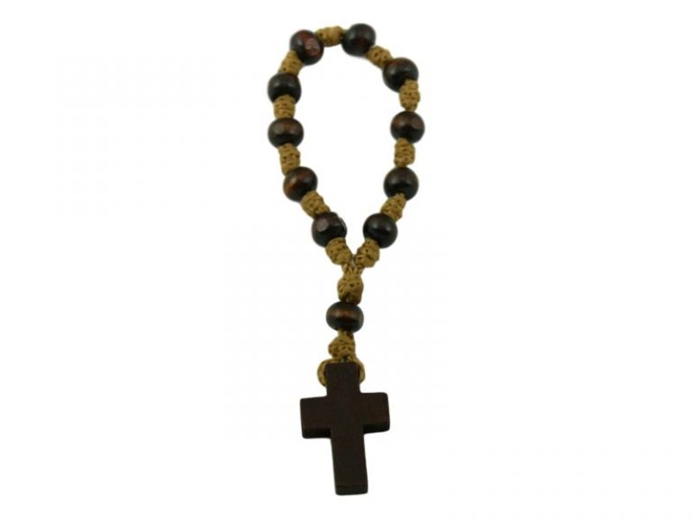 Decenario – Madera con hilo de algodon trenzado | El Propagador Cristiano