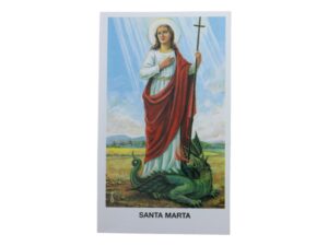 Estampas Santoral – Santa Marta – 10x6cm (a) | El Propagador Cristiano